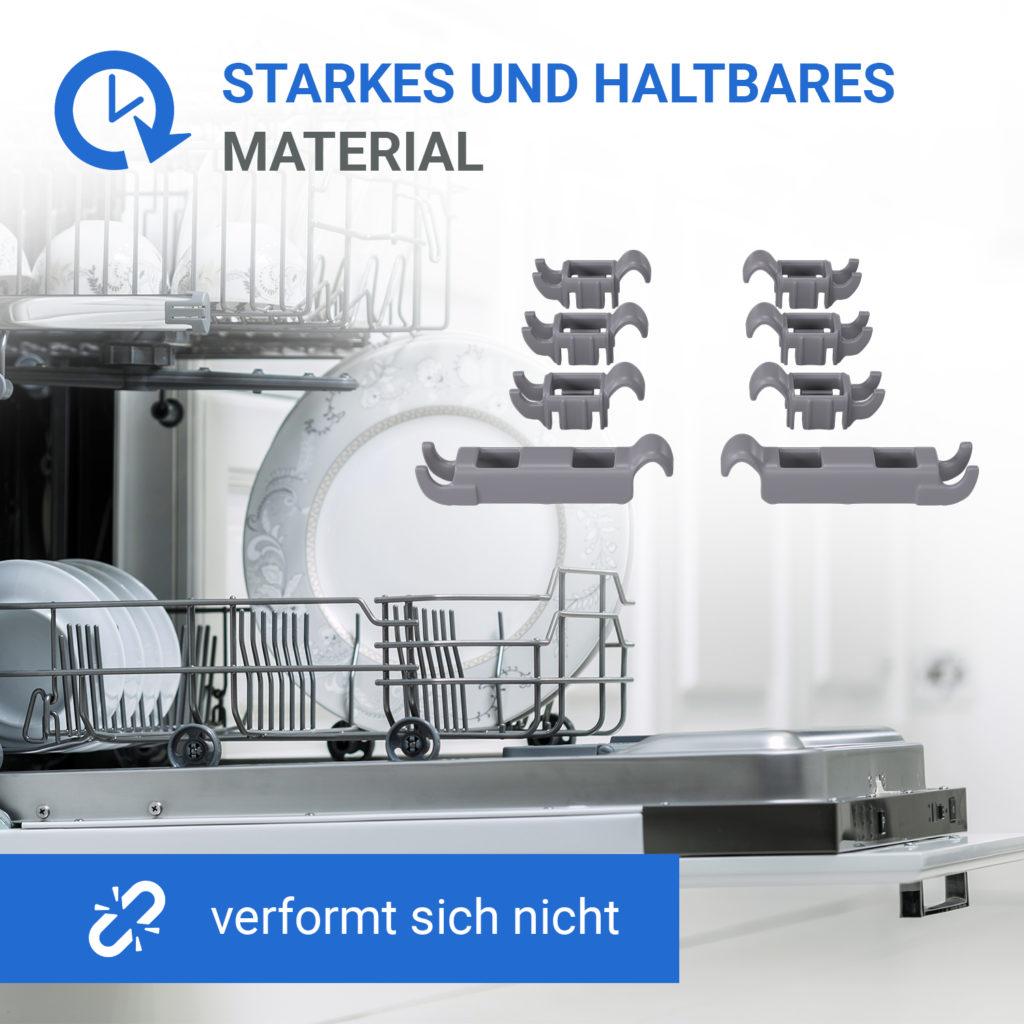 Lager Set wie Bosch 00611472 für Unterkorb Geschirrspüler kaufen