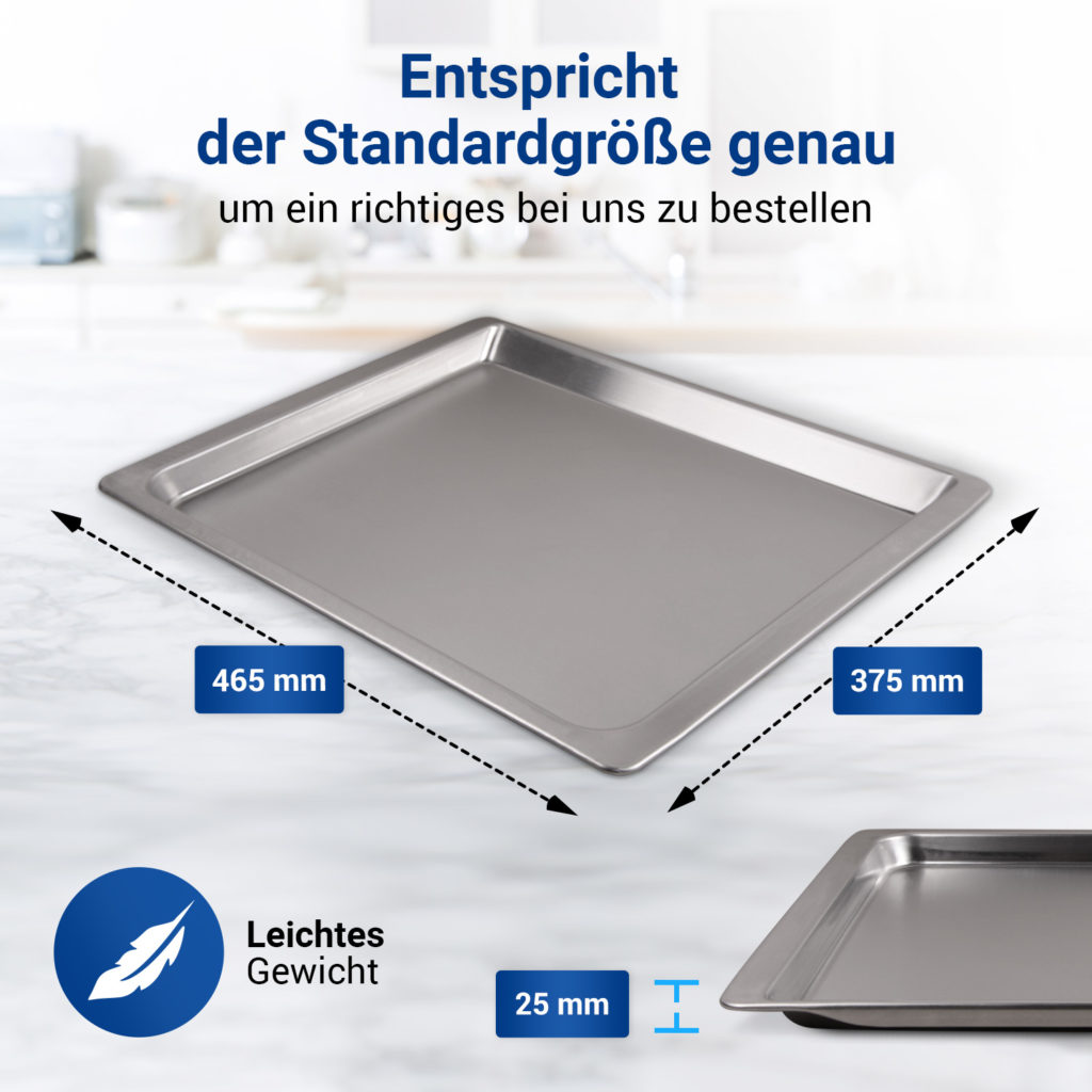 Backblech wie Constructa 00438155 Aluminium für Backofen kaufen