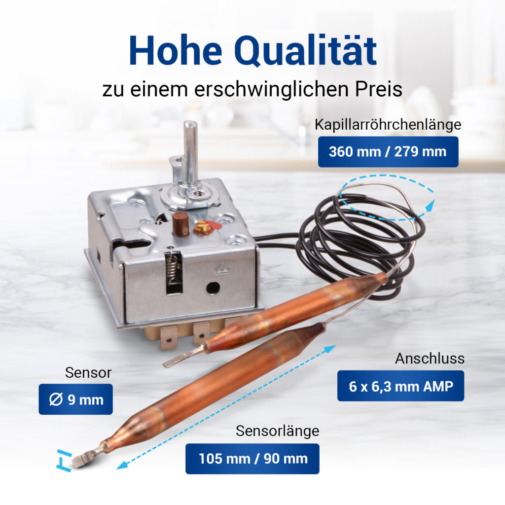 Thermostat -95°C wie EGO 55.60019.380 für Wasserspeicher kaufen