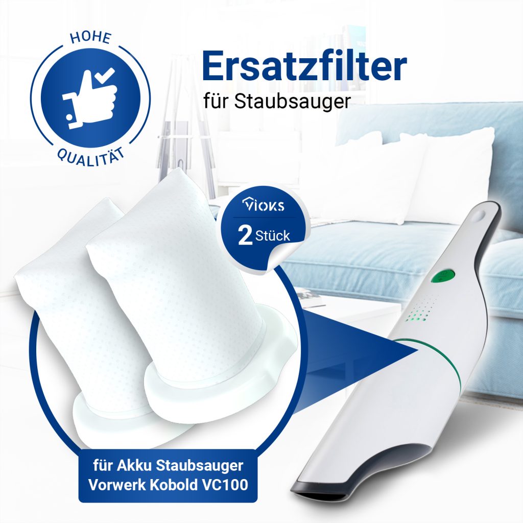 Schmutzfilter Set 2 Stück für VC100 Kobold Staubsauger kaufen