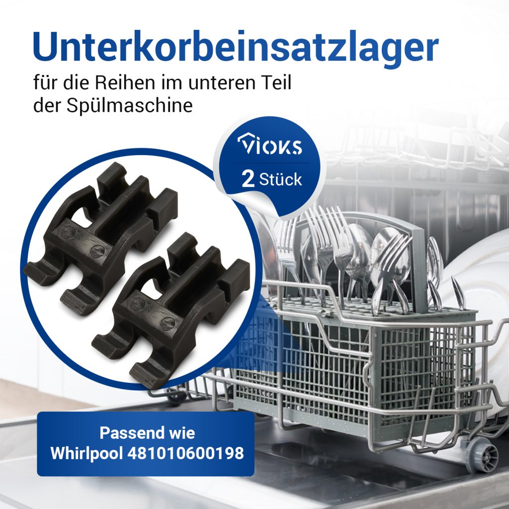 Lager 2x wie Whirlpool 481010600198 für Geschirrspüler kaufen